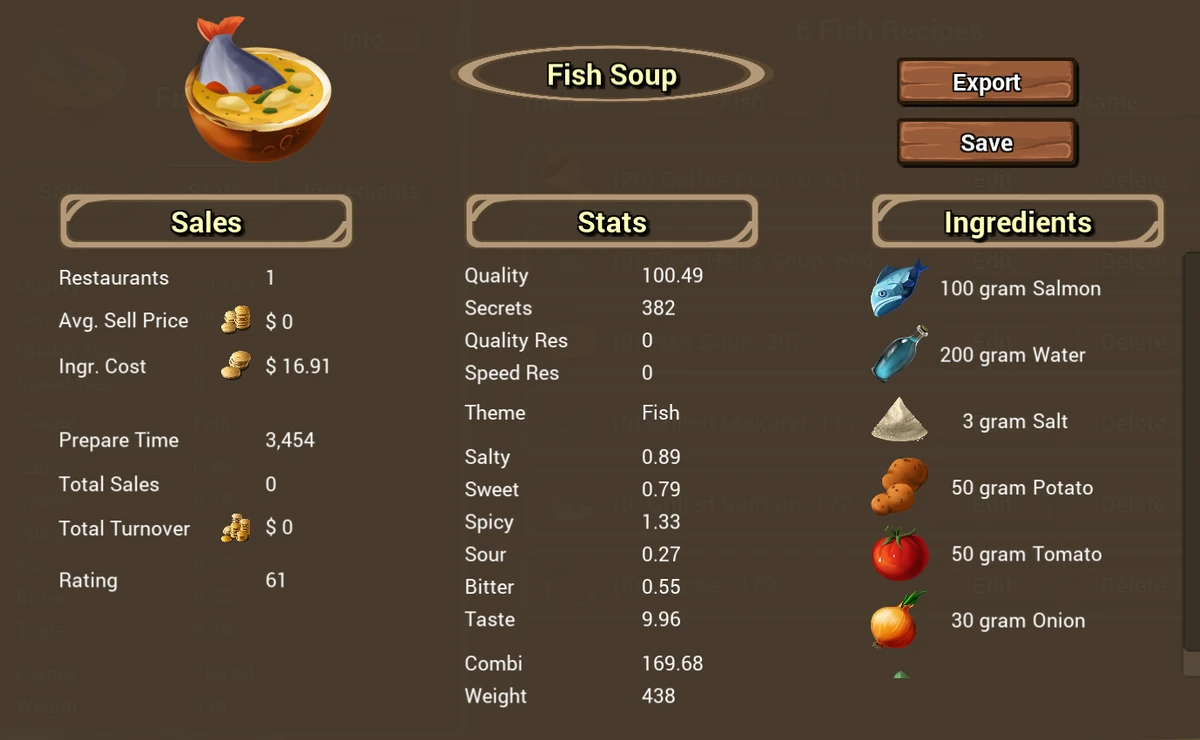 Fish Soup | Idle Cooking Emperor Wiki | Fandom