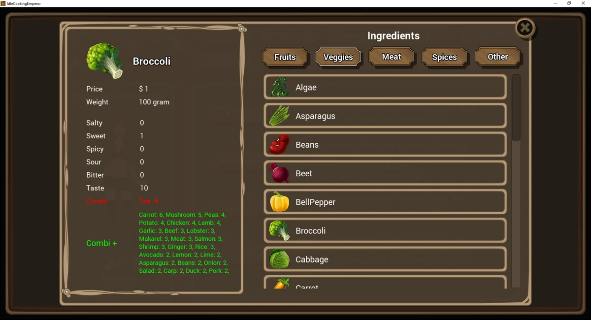 Broccoli | Idle Cooking Emperor Wiki | Fandom