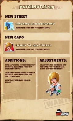 Patch notes | Idle Mafia Official Wiki | Fandom