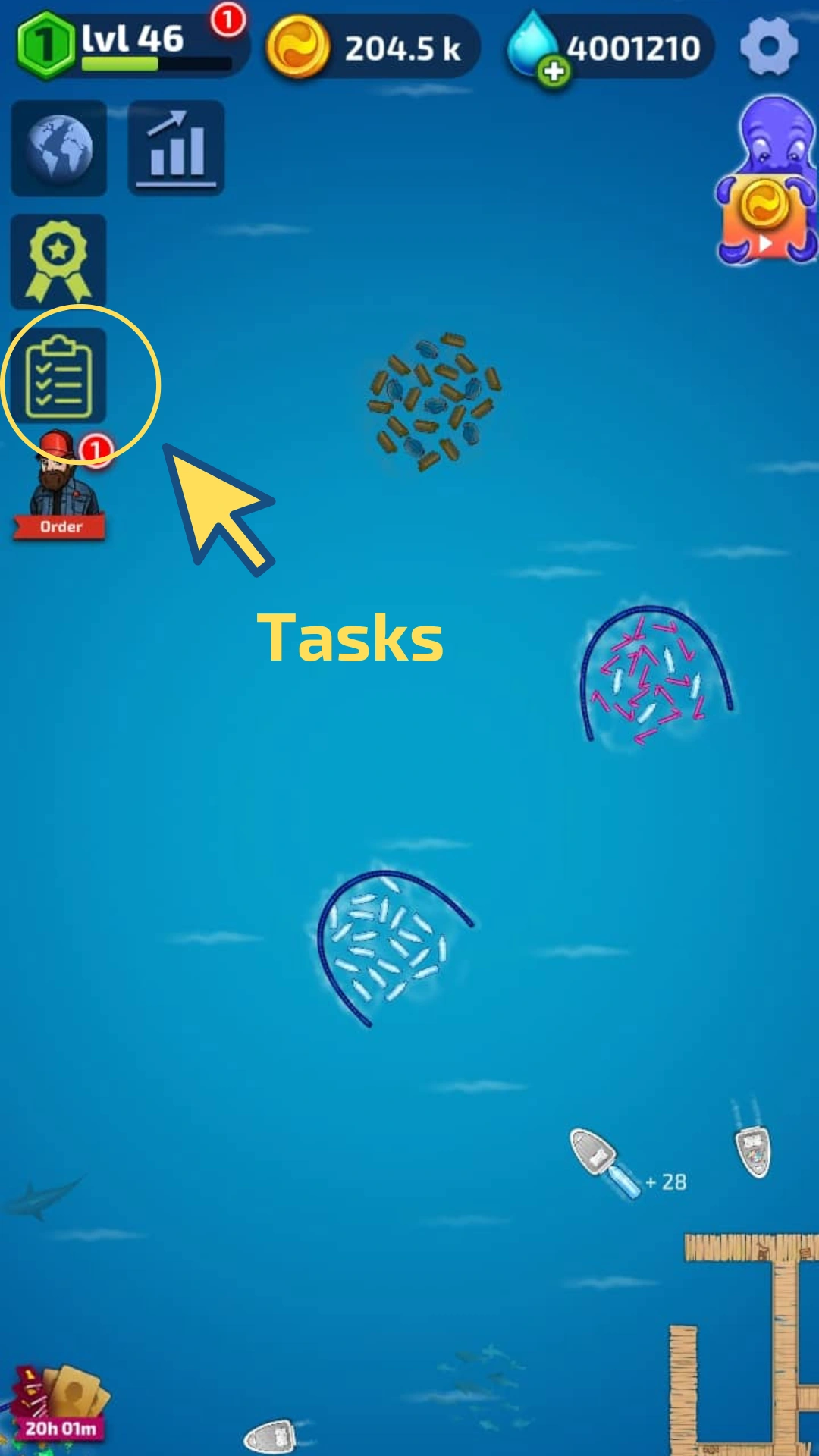 Tasks | Idle Ocean Cleaner Wiki | Fandom