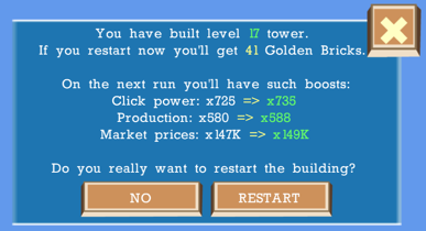 Restart | Idle Tower Builder Wiki | Fandom