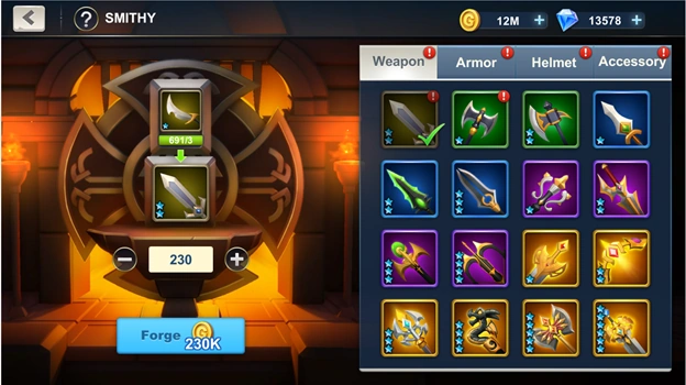 Smithy | Idle War: Legendary Heroes Wiki | Fandom