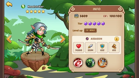 Headstriker | IdleHeroes Wiki | Fandom