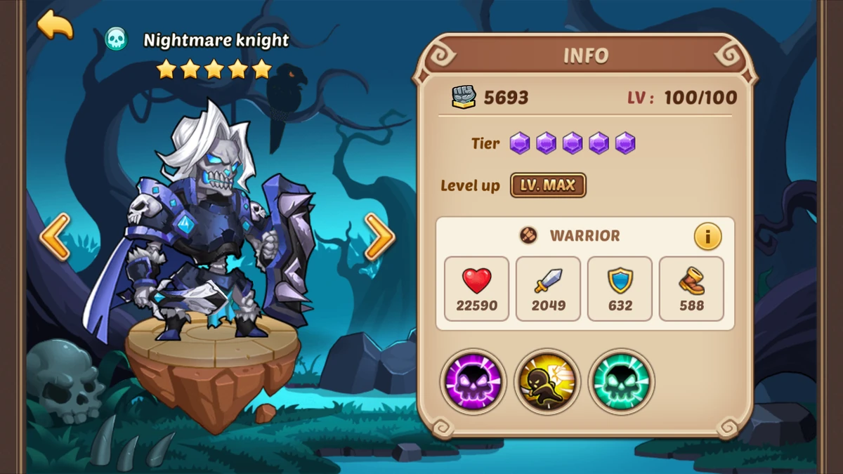 Nightmare Knight | IdleHeroes Wiki | Fandom
