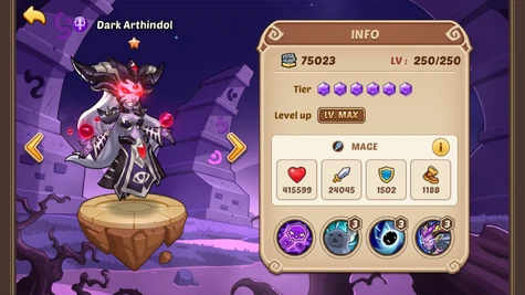 Dark Arthindol | IdleHeroes Wiki | Fandom
