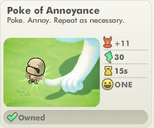 Poke of Annoyance | Idle Worship Wiki | Fandom