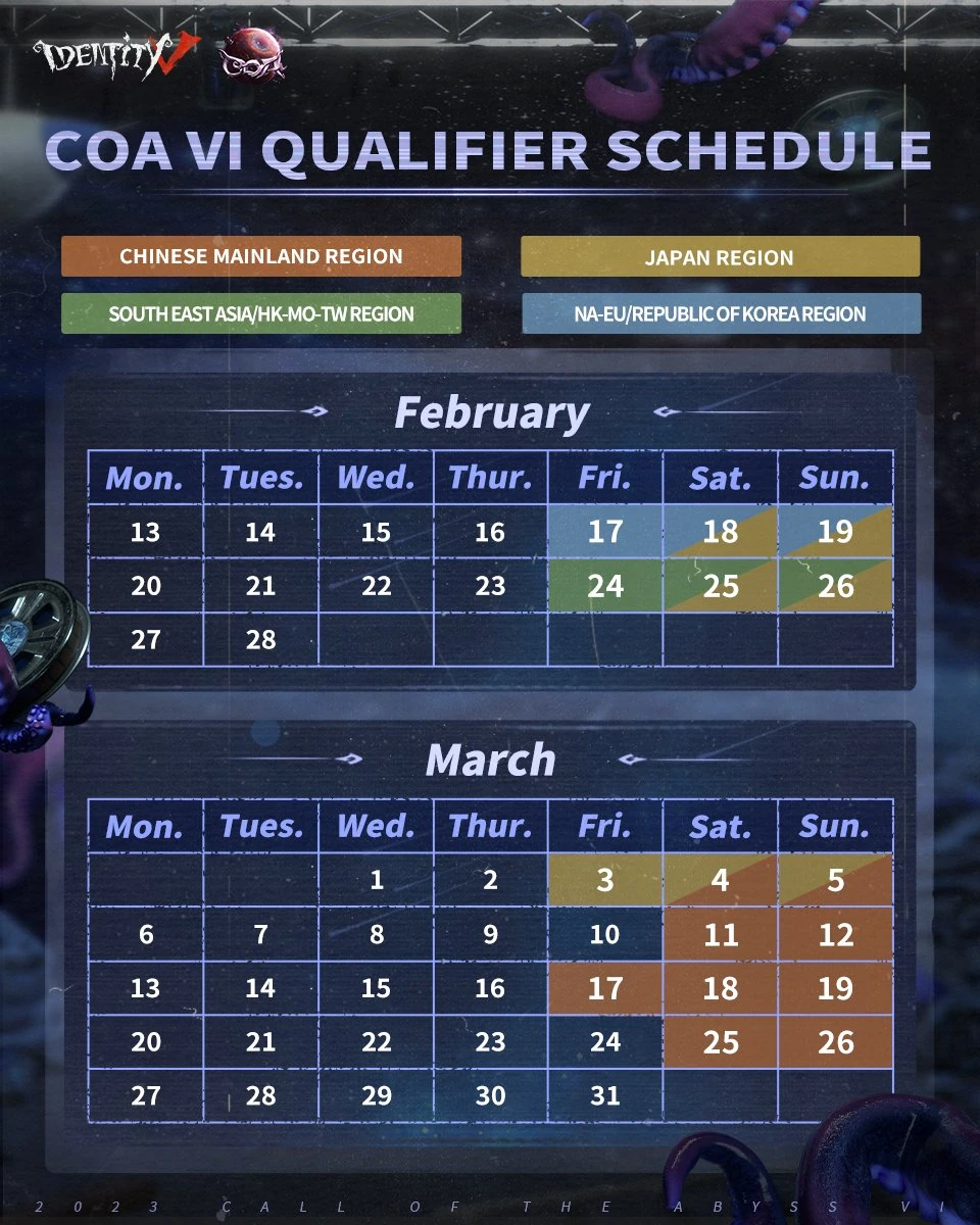 Call of the Abyss VI NA-EU Qualifiers/Gallery | Competitive IdentityV ...
