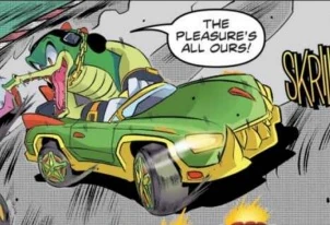 Vector the Crocodile (TSR One-shot) | Wiki Sonic IDW News | Fandom