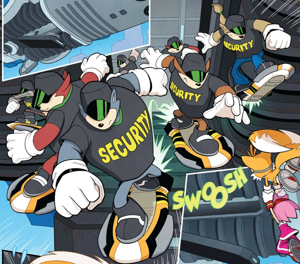 Clean Sweepstakes Security | IDW Sonic Hub | Fandom