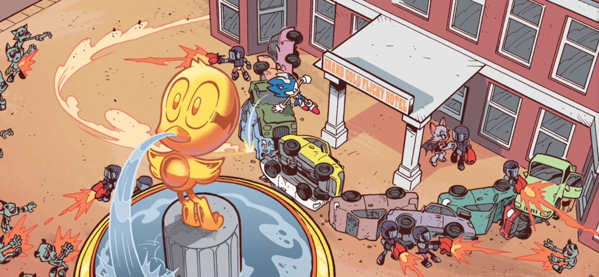 Grand Gold Flicky Hotel | IDW Sonic Hub | Fandom
