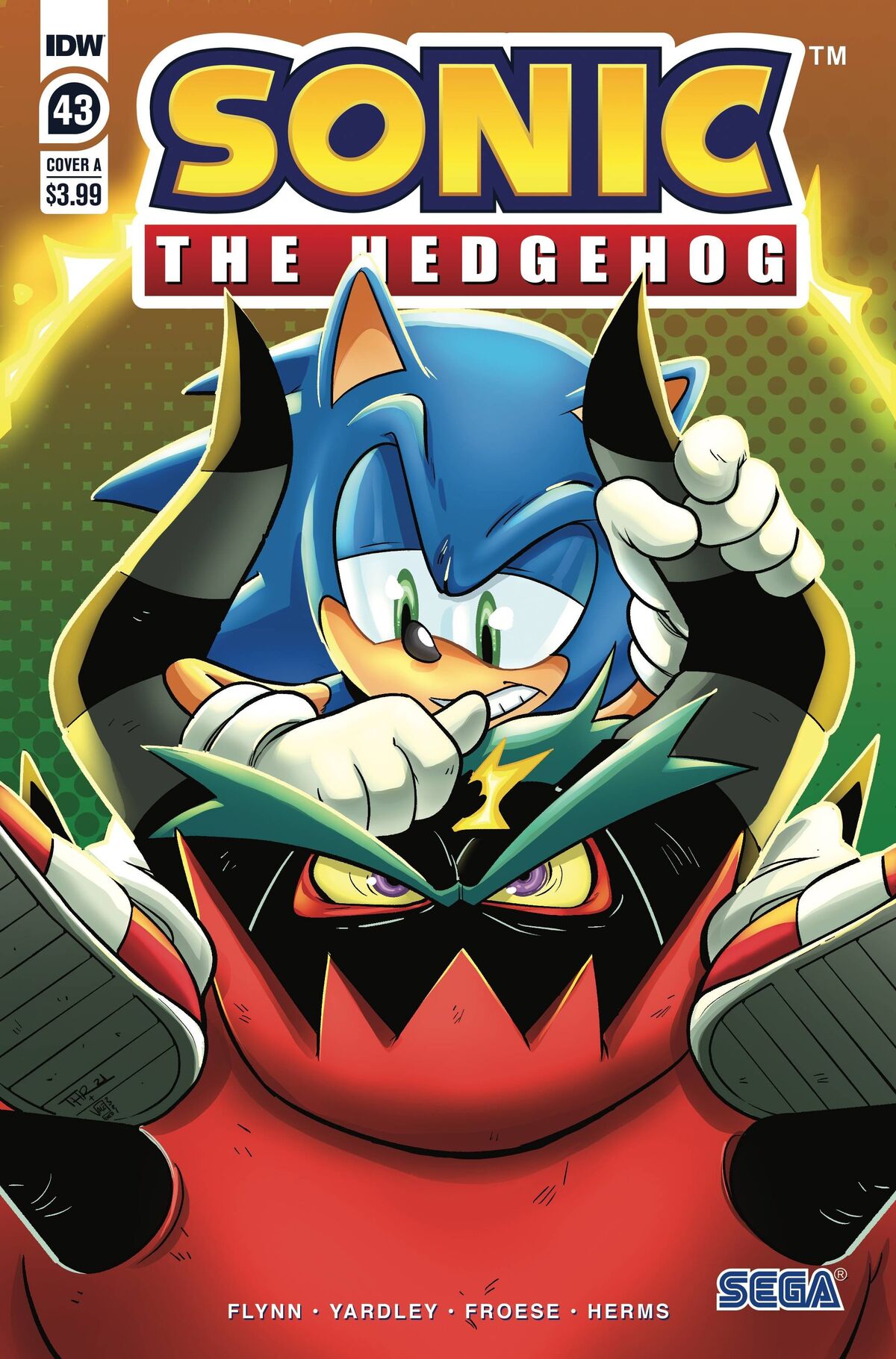 Idw Sonic The Hedgehog Issue 43 Idw Sonic Hub Fandom