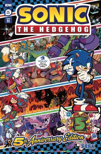 Sonic the Hedgehog: Issue 1 5th Anniversary Edition | IDW Sonic Hub | Fandom