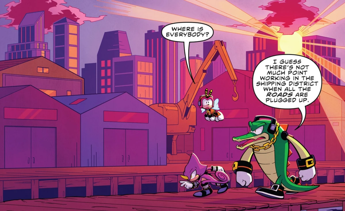 Central Shipping Yard | IDW Sonic Hub | Fandom