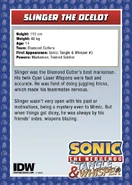 Slinger the Ocelot | IDW Sonic Hub | Fandom