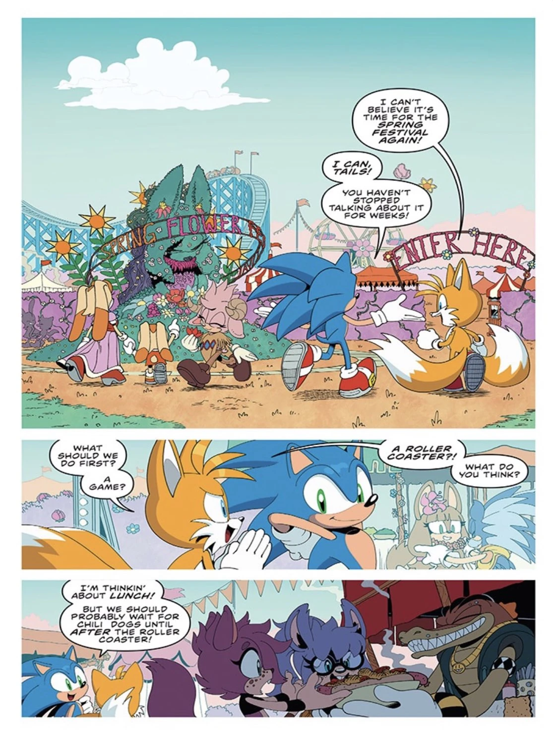 Spring Flower Festival | IDW Sonic Hub | Fandom