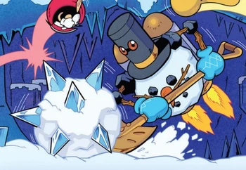 Unnamed Snowman Badnik | IDW Sonic Hub | Fandom
