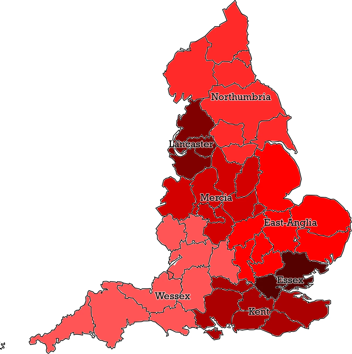 Division of England | Ideas for a Federal Europe Wiki | Fandom