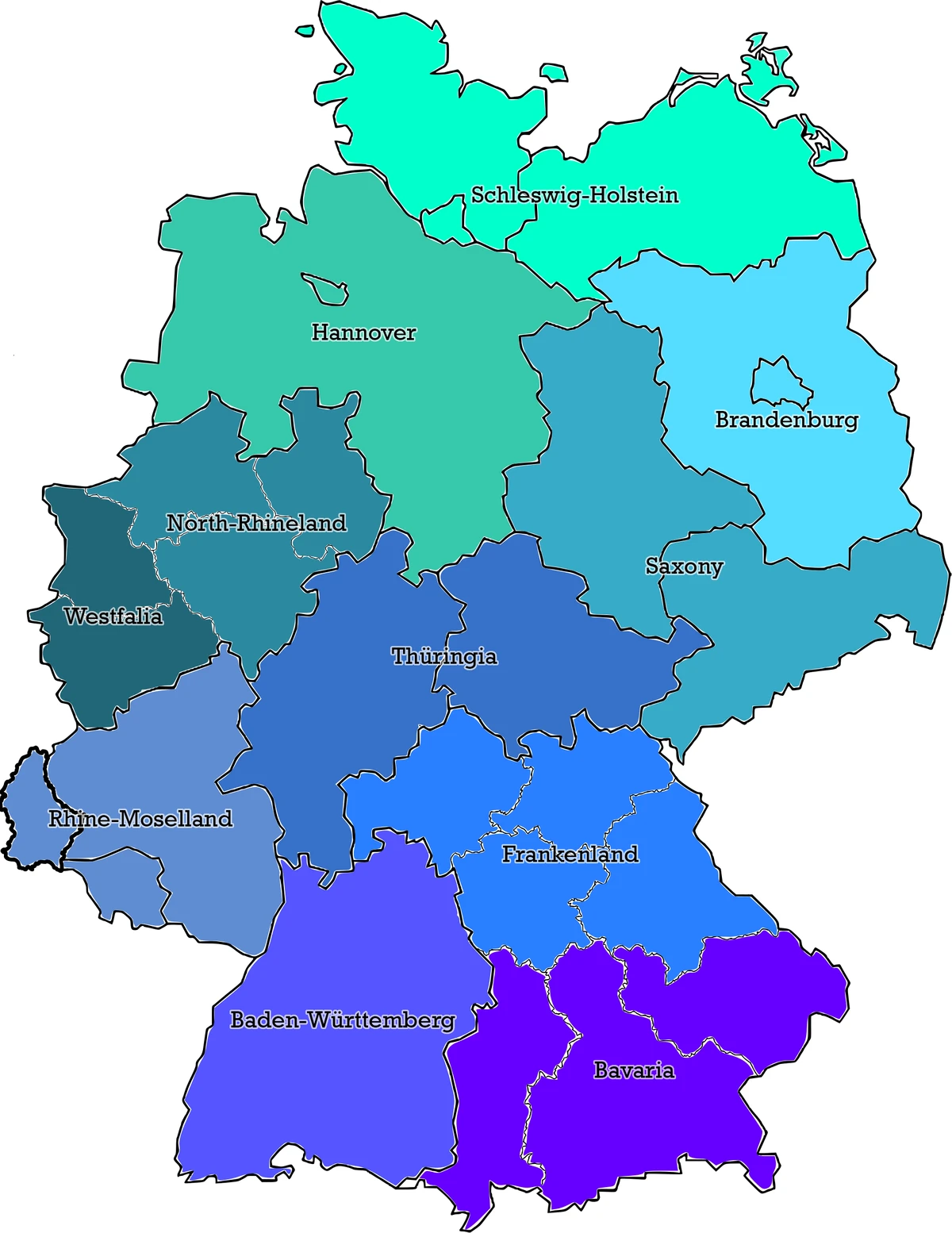Division of Germany | Ideas for a Federal Europe Wiki | Fandom