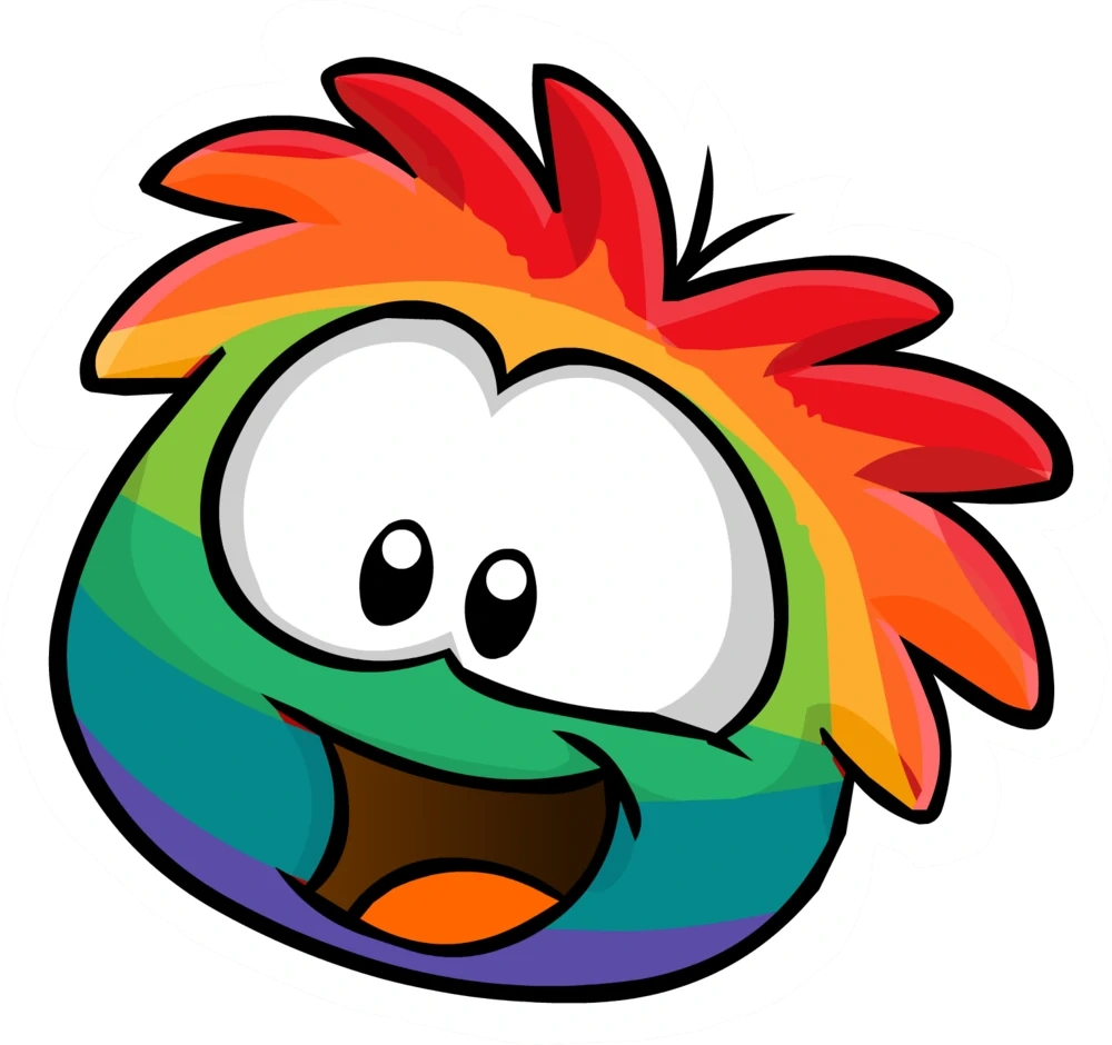 Rainbow Puffle Pin | Igloo Bash Wiki | Fandom