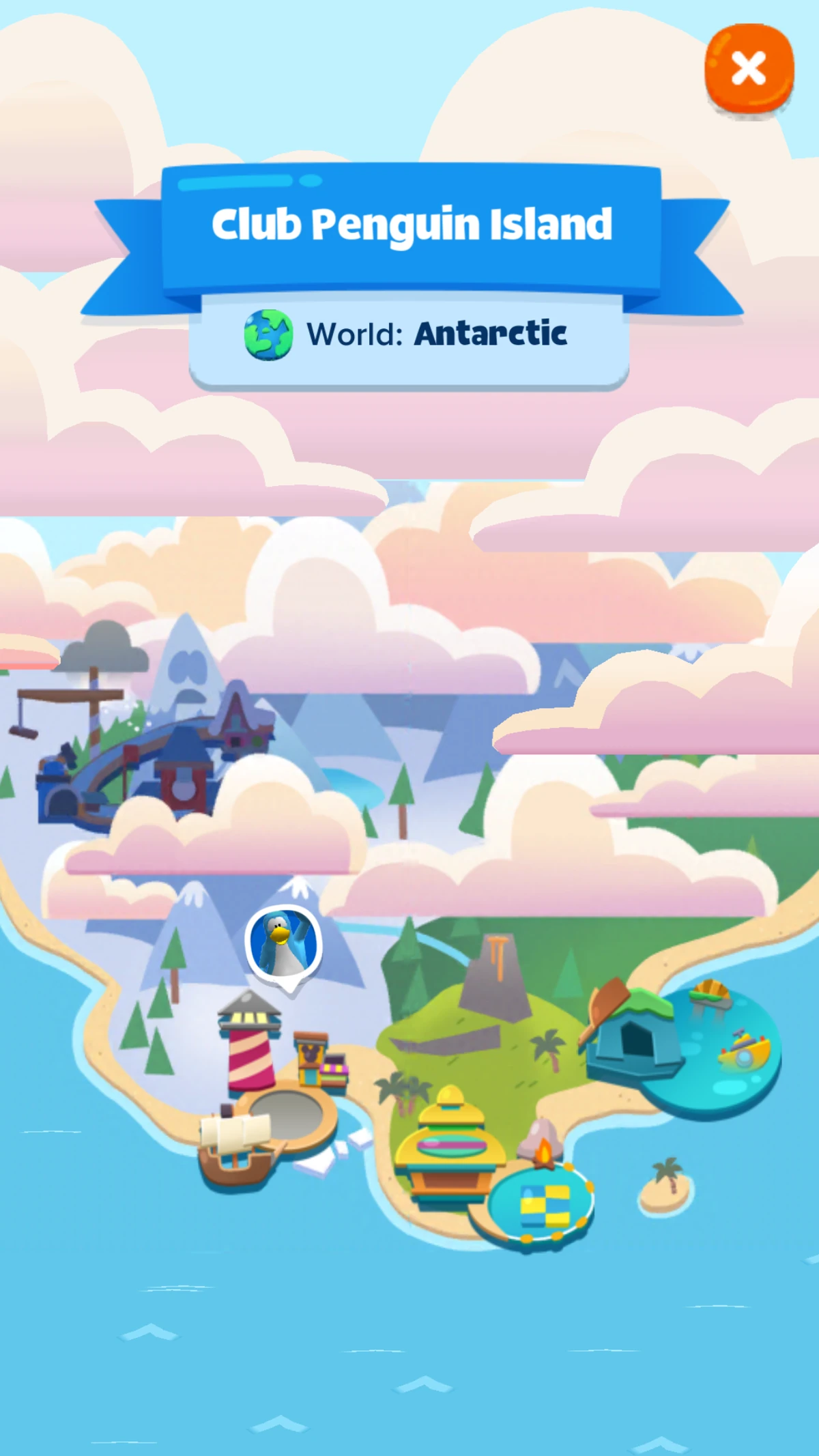 Mapa | Wiki Ilha do Club Penguin | Fandom