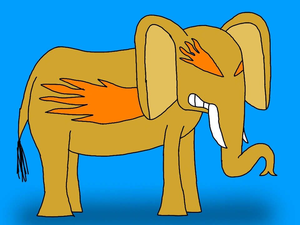 Fire Elephant | IlyasMustaffaAnimationStudios Wiki | Fandom