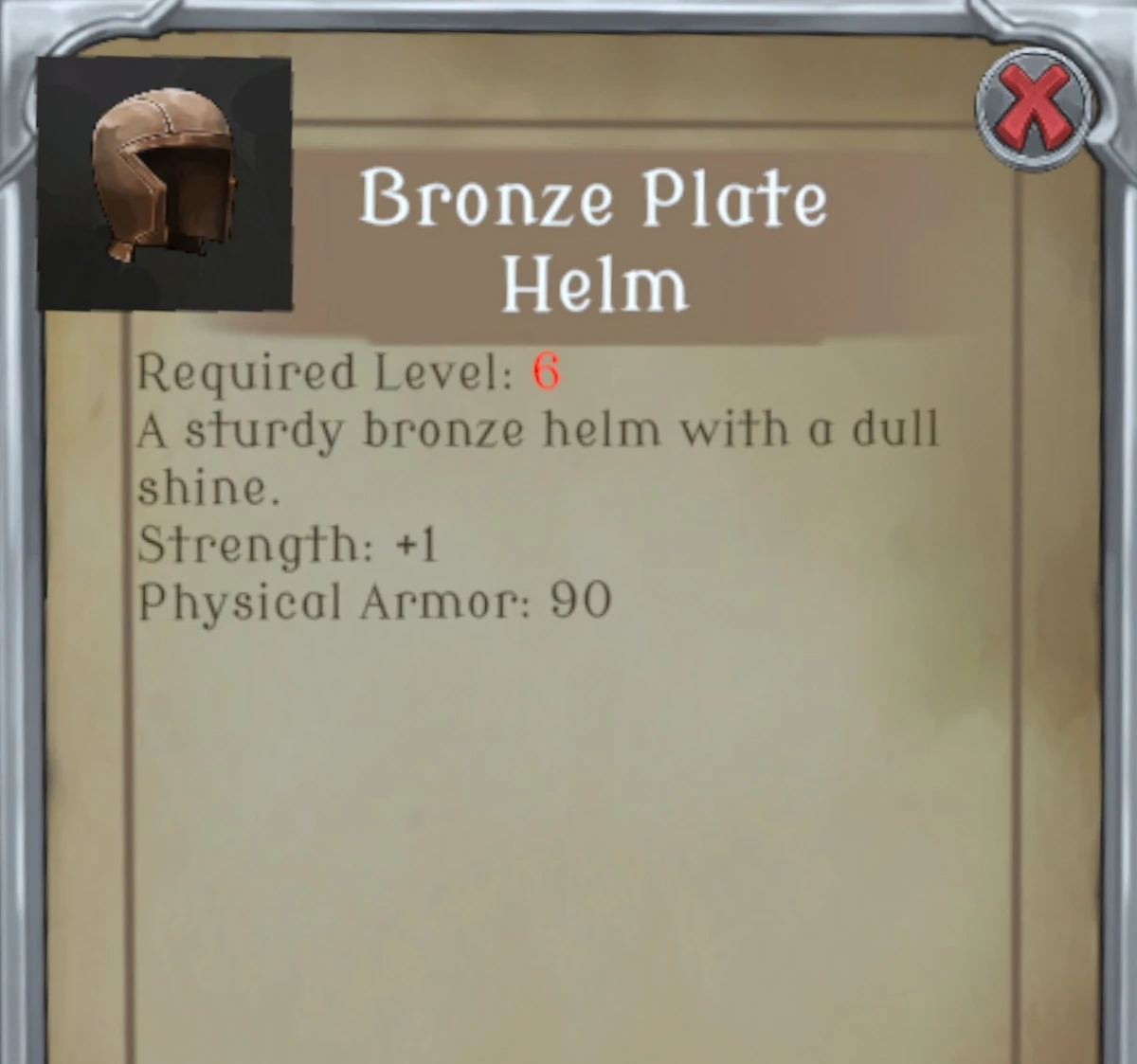 Bronze Plate Helm | Ilysia VR Wiki | Fandom