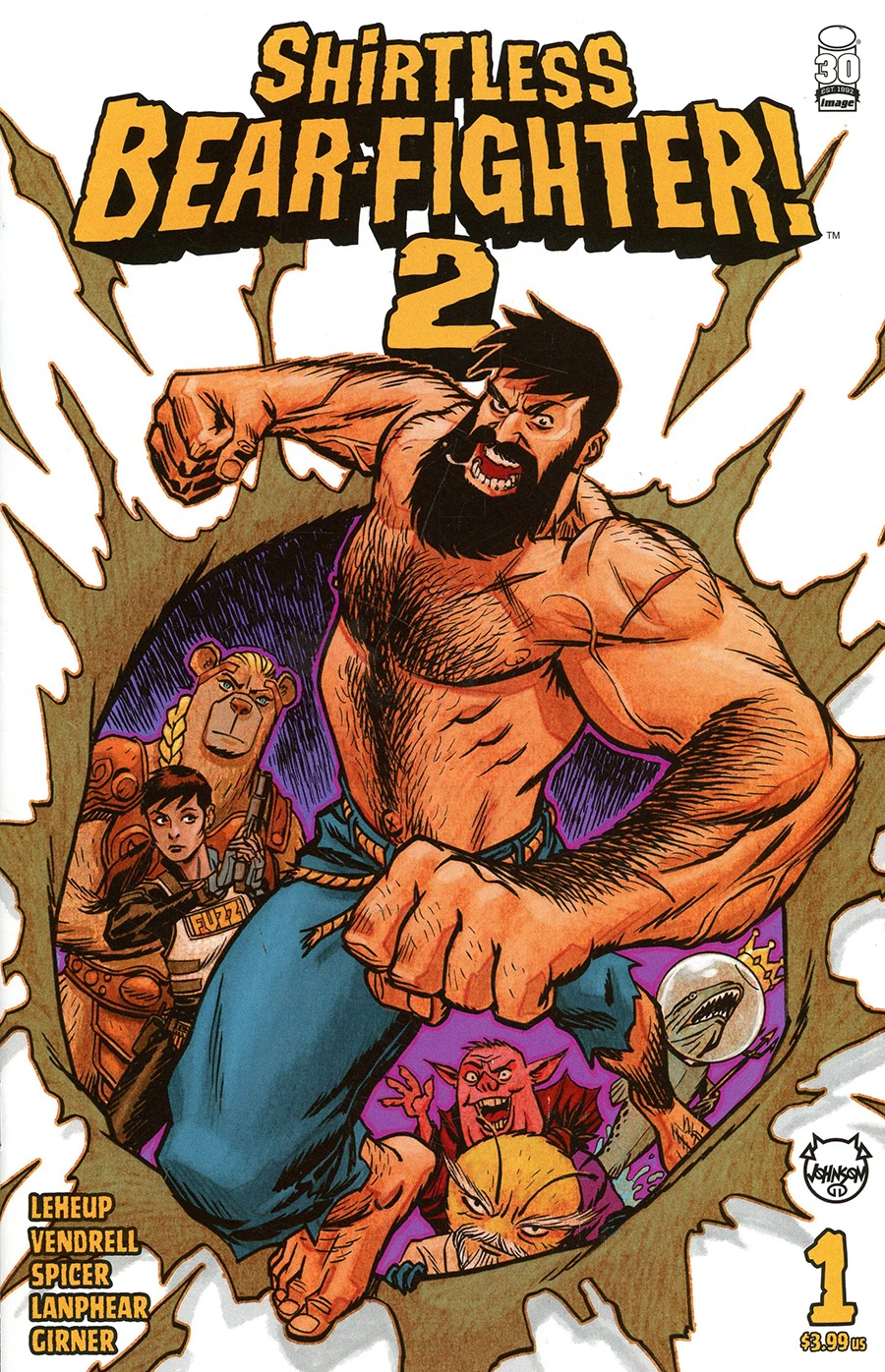 Shirtless Bear-Fighter Vol 2 1 | Image Comics Database | Fandom