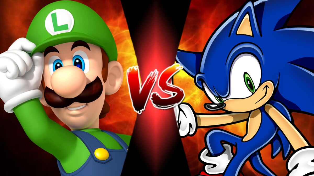 Luigi vs Sonic | Imagine Battles Wiki | Fandom