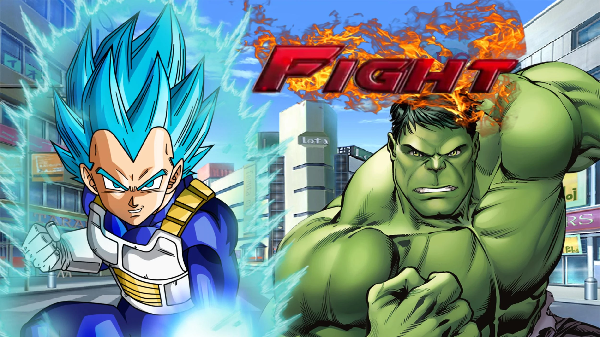 Hulk Vs Vegeta