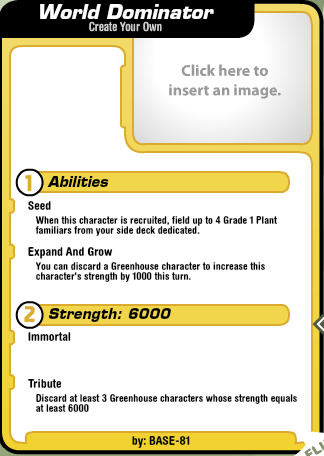 BASE-173 World Dominator | ImmortalsTCG Wiki | Fandom