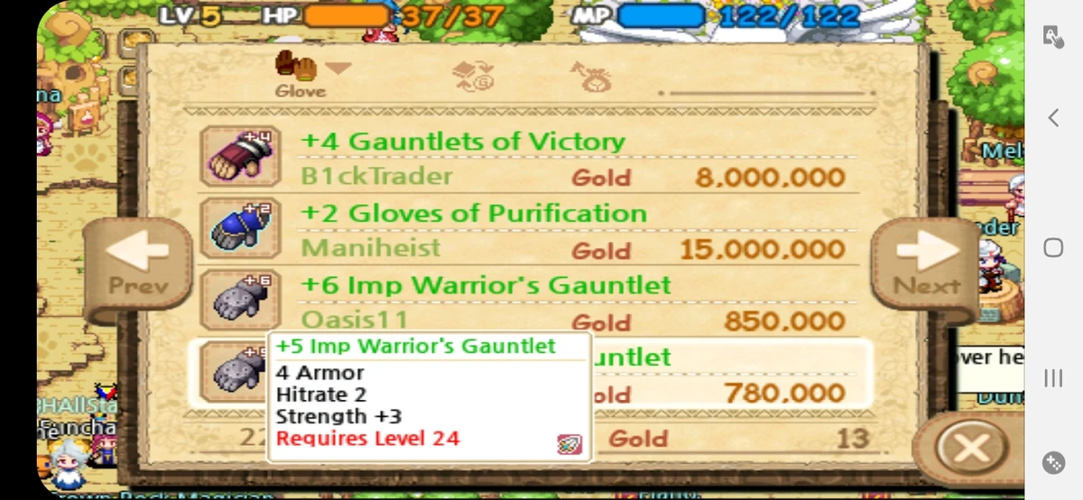 Imp Warrior's Gauntlet | IMO: The World of Magic Wiki | Fandom