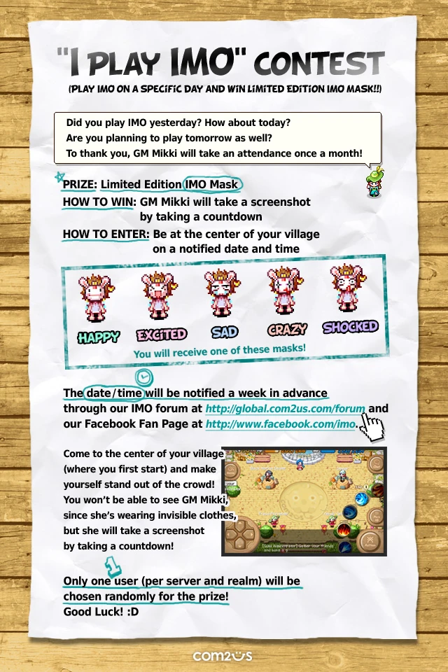 I Play IMO Event | IMO: The World of Magic Wiki | Fandom