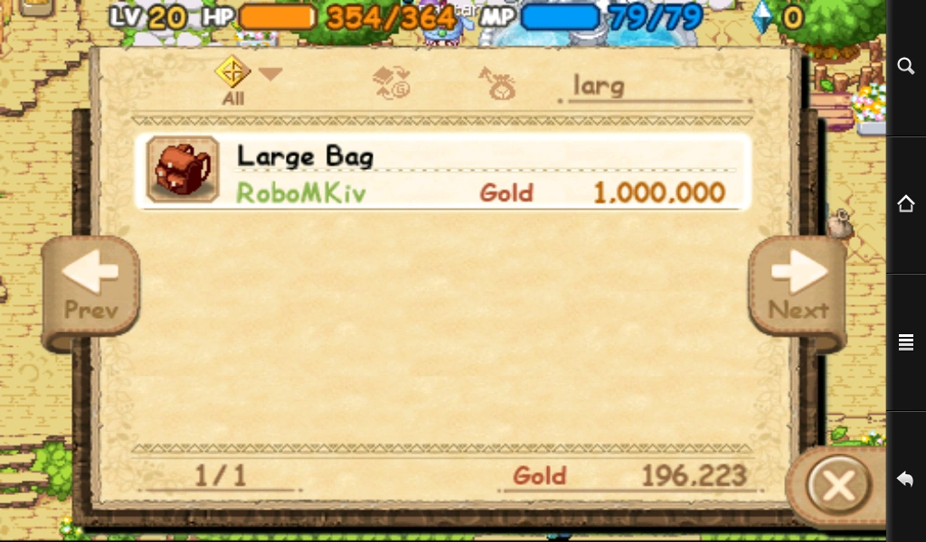 Large Bag | IMO: The World of Magic Wiki | Fandom