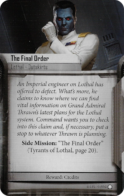 The Final Order | Imperial Assault Wiki | Fandom