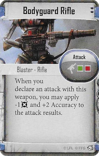 Bodyguard Rifle | Imperial Assault Wiki | Fandom