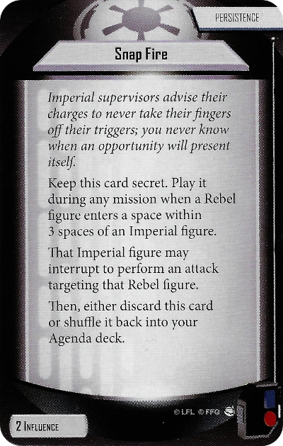 Snap Fire | Imperial Assault Wiki | Fandom