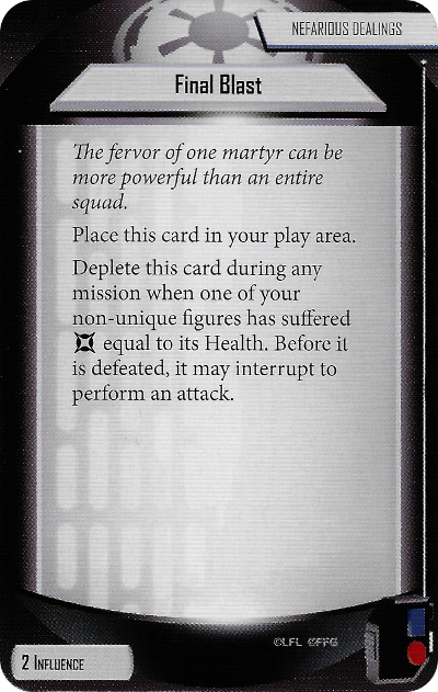 Final Blast | Imperial Assault Wiki | Fandom