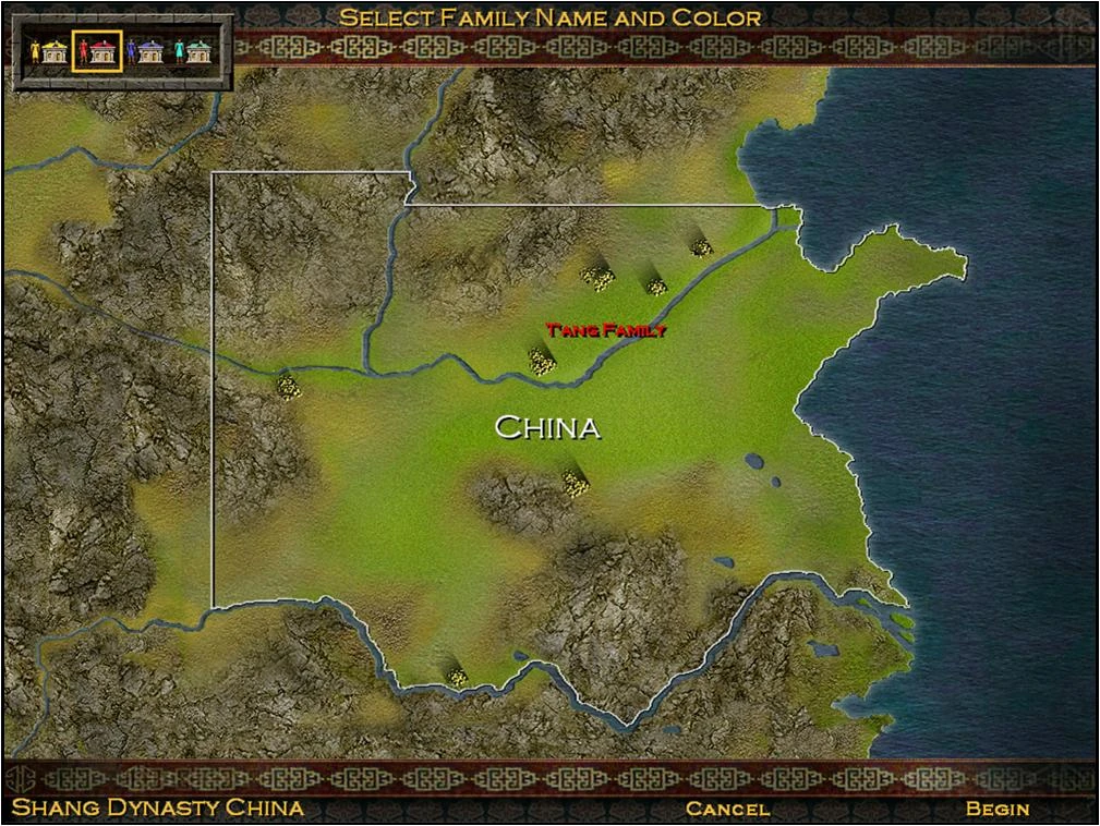 Shang Dynasty Map