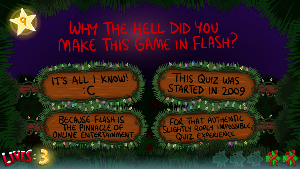 Question 9 (The Impossible Quizmas) | The Impossible Quiz Wiki | Fandom Question 9 (The Impossible Quizmas) | The Impossible Quiz Wiki | Fandom
