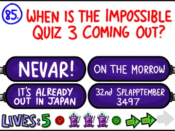 Question 35 The Impossible Quiz 2 The Impossible Quiz Factor Game':