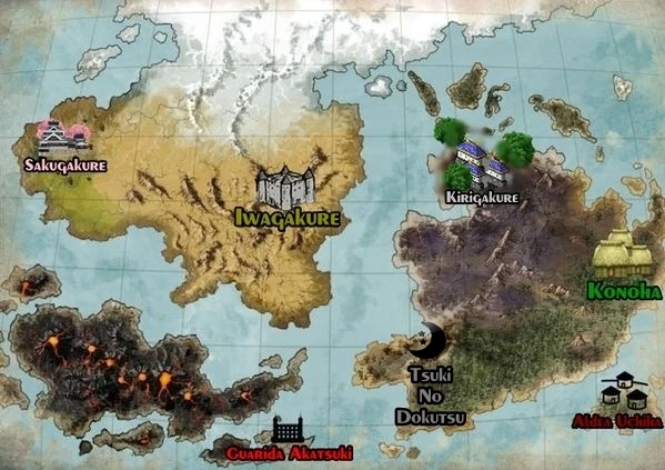 Mapa del Mundo ShinobiRP | Wikia ImvuShinobiRP | Fandom