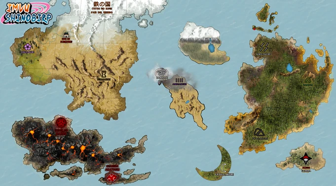 MAPA MUNDO SHINOBI | Wikia ImvuShinobiRP | Fandom