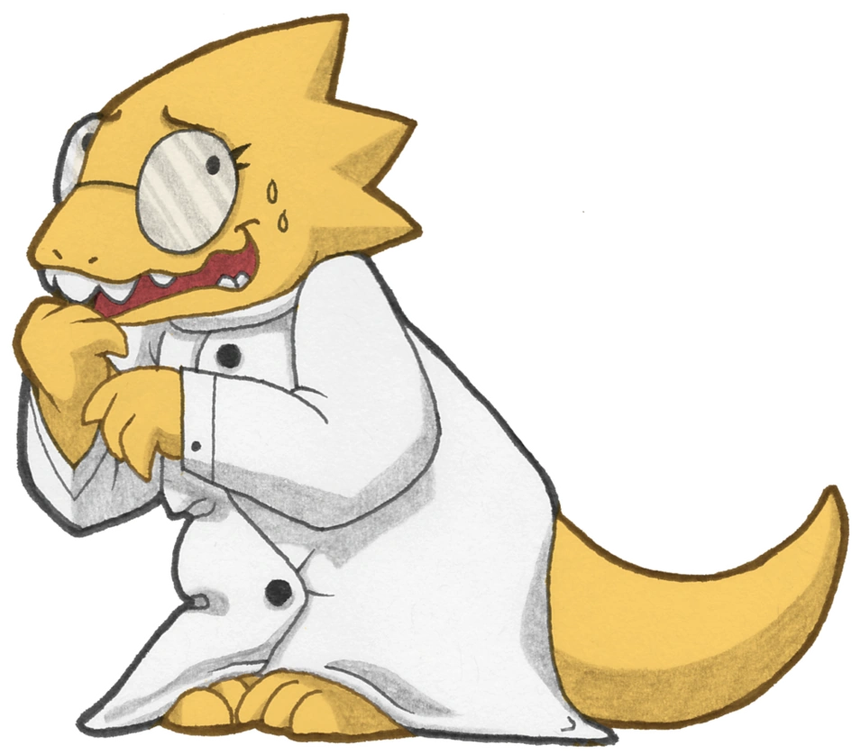Alphys | In a Locked Room Wiki | Fandom