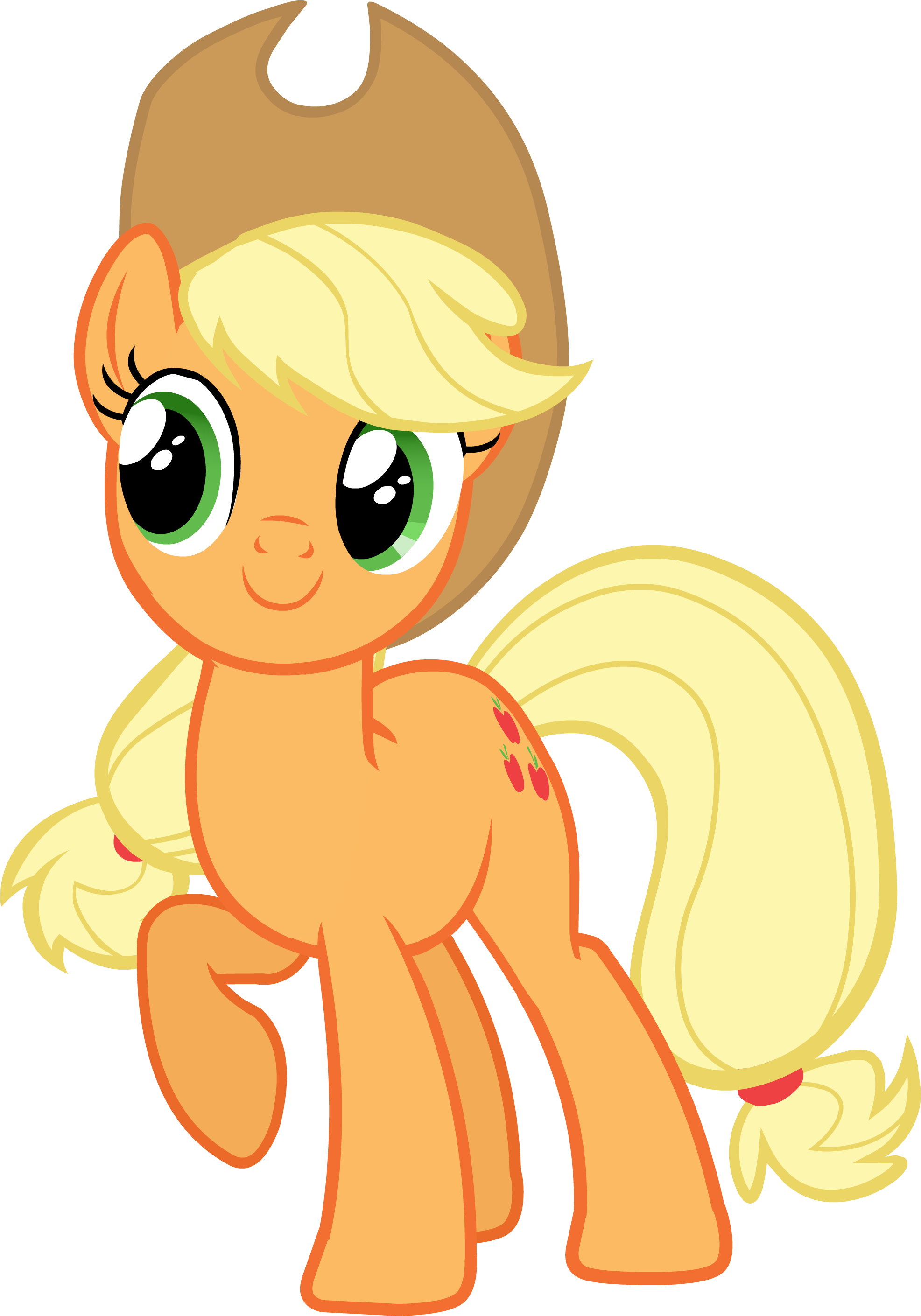 Applejack Face Vector