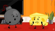Bomb and Cheesy | Inanimate Insanity Wiki | Fandom