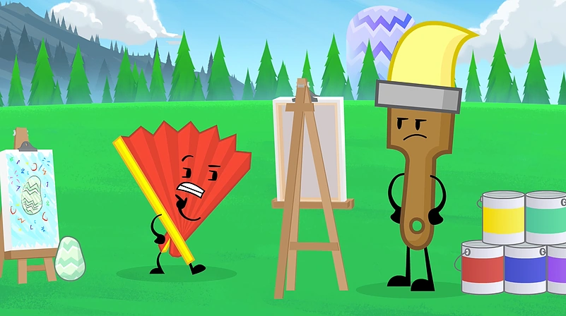 Fan and Paintbrush | Inanimate Insanity Wiki | Fandom