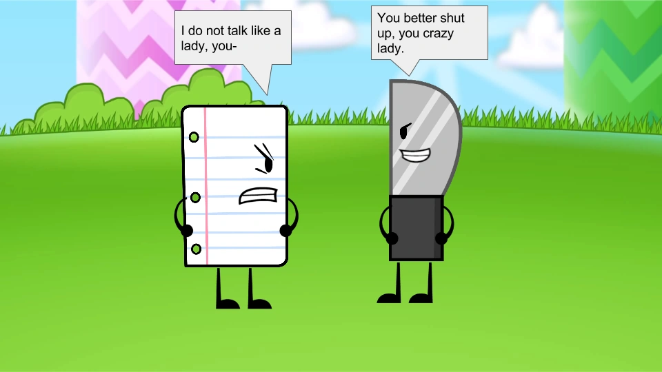 User blog:IIF210/Comic - Paper Talks Like A Lady | Inanimate Insanity ...