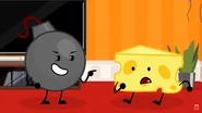 Bomb and Cheesy | Inanimate Insanity Wiki | Fandom