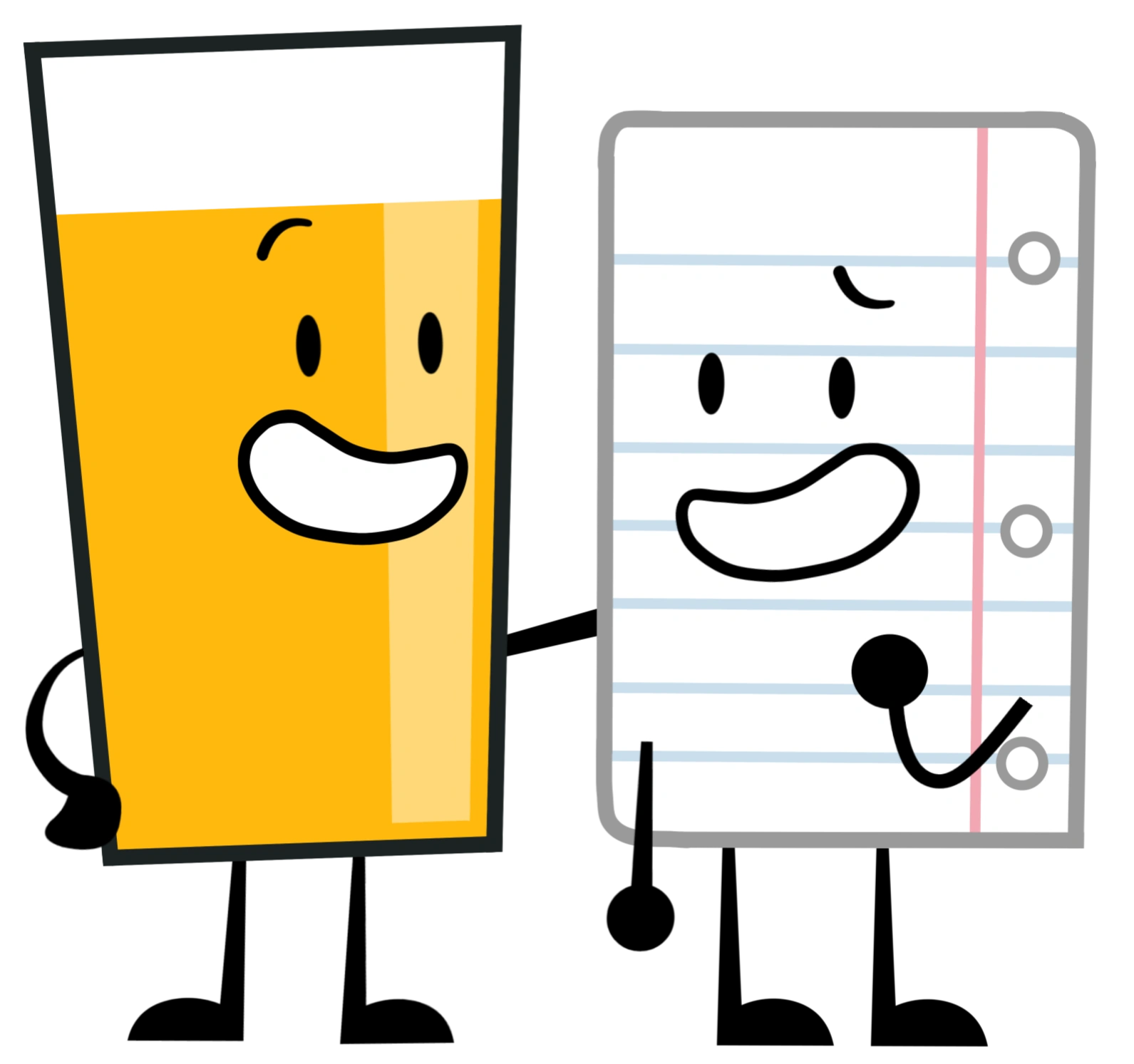 OJ and Paper | Inanimate Insanity Wiki | Fandom