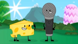 Cheesy and Microphone | Inanimate Insanity Wiki | Fandom
